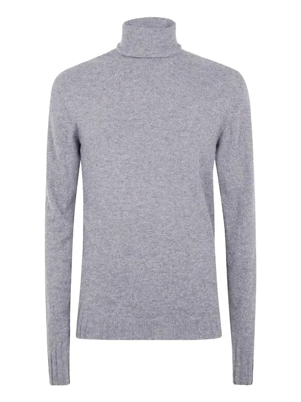MD75 Cashmere Turtleneck Sweater - Gray