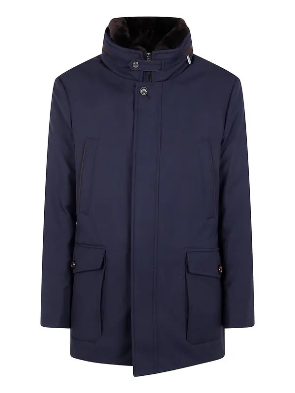 MOORER Drive Jacket - Blue