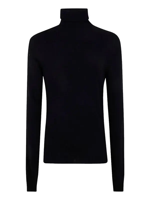 MD75 Cashmere Turtleneck Sweater - Black