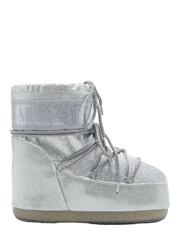 Moon Boot Icon Low Glitter Boots - Metallic