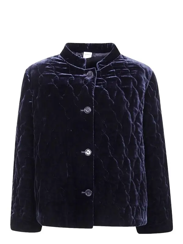 Aspesi Mod.0960" Velvet Jacket - Blue