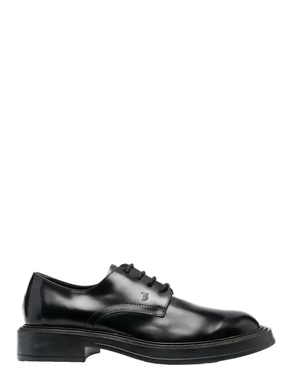 TOD`S Leather Derby - Black