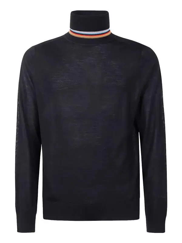 Paul Smith Sweater Roll Neck - Black