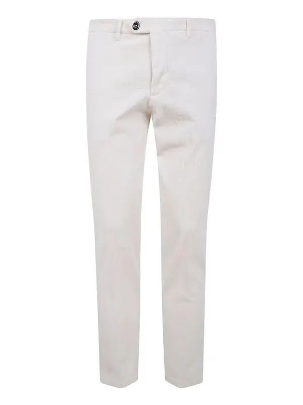 MICHAEL COAL Capri American Pocket Trousers - White
