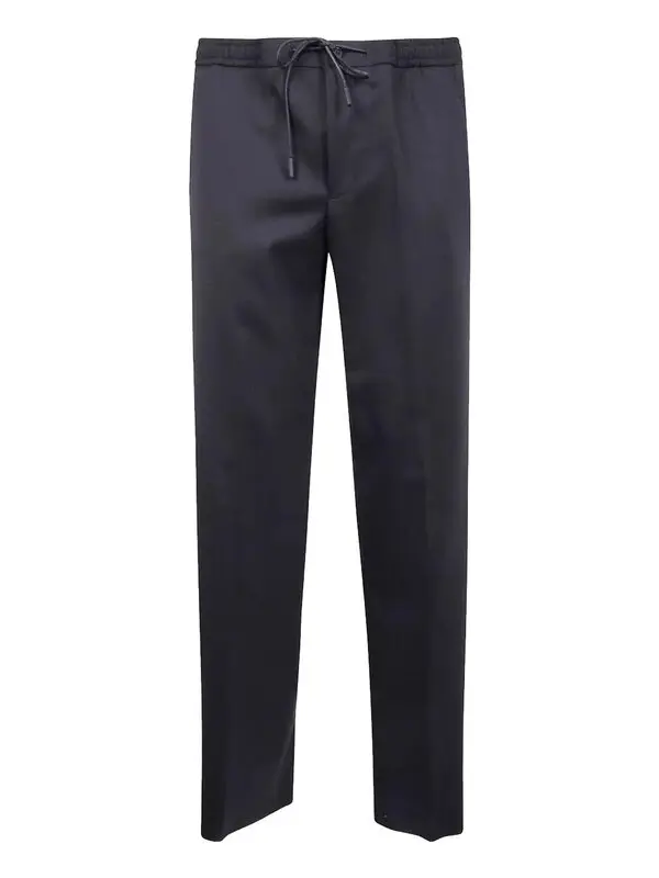 PT TORINO Soft Fatigue Trousers - Black