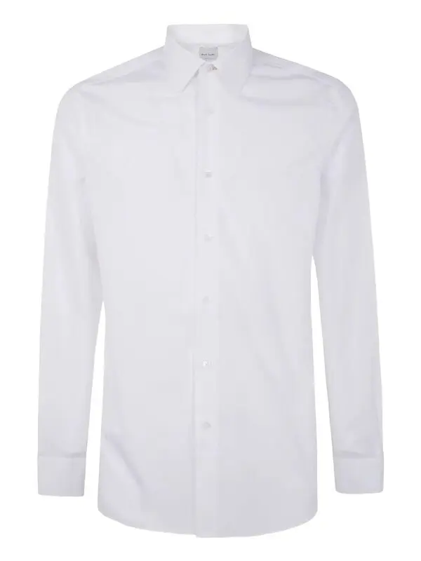 Paul Smith S/c Tailored Fit Shirt - White
