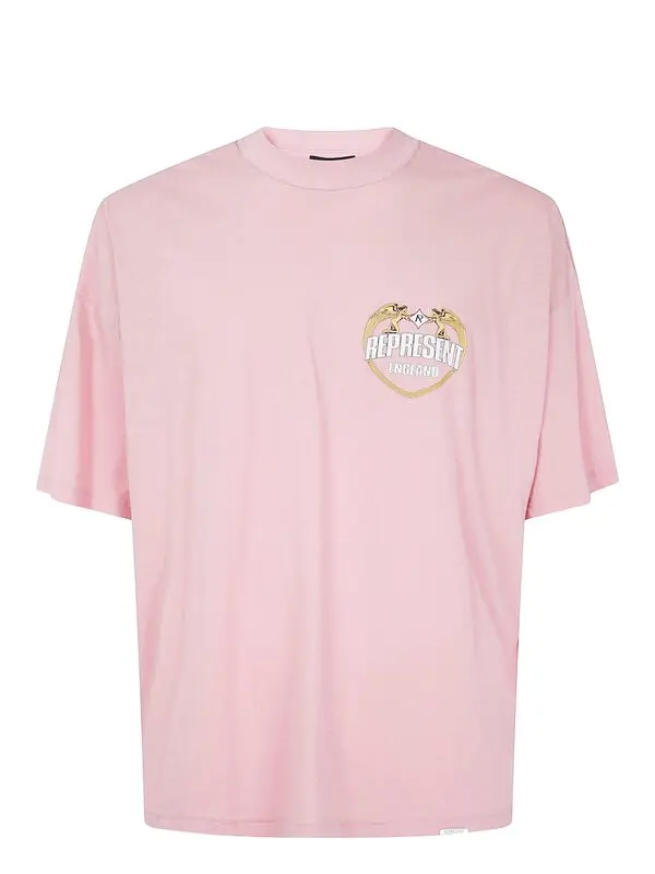 REPRESENT Angel Border" T-shirt - Pink