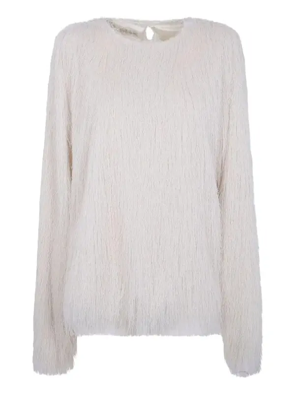 Dries Van Noten Capos 2031 Fringed Shirt - White