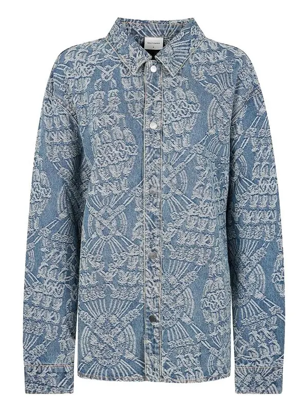 DAILY PAPER Macrame Rahul Shirt - Blue