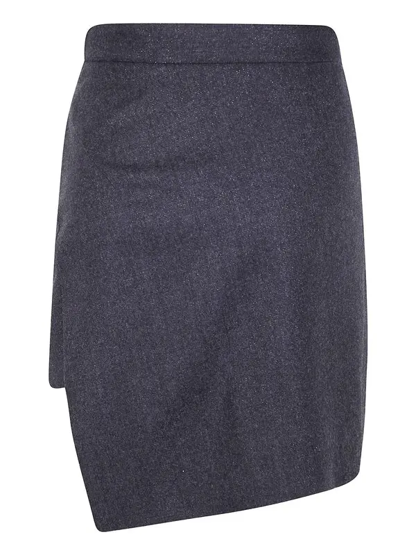 VIVIENNE WESTWOOD Mini "infinity" Skirt - Gray