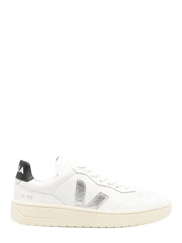 VEJA V90 Eco Leather Sneakers - White