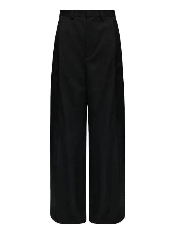 MAISON MARGIELA Wide Leg Trousers - Black