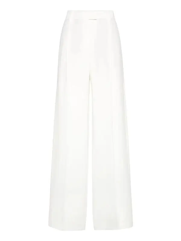 Brunello Cucinelli Wide Leg Trousers - White