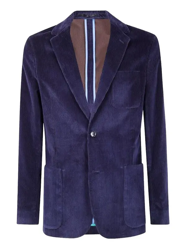 Paul Smith Two-button Tailored Jacket - Blue