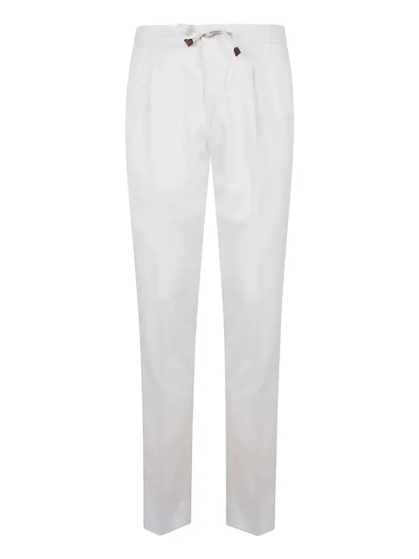 Incotex Tapered Fit Trousers - White