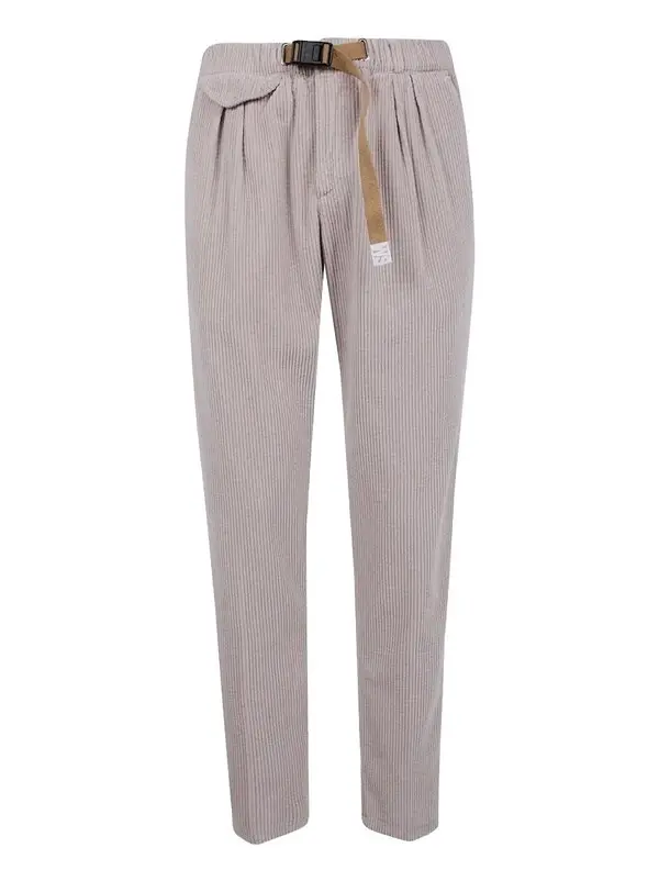 WHITE SAND Long Classic Trousers - Gray