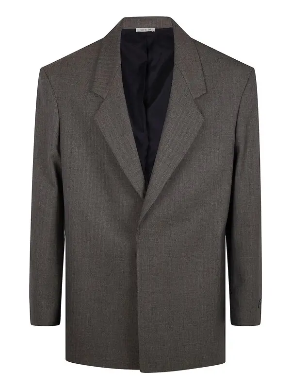 Fear Of God Single-breasted Blazer - Gray