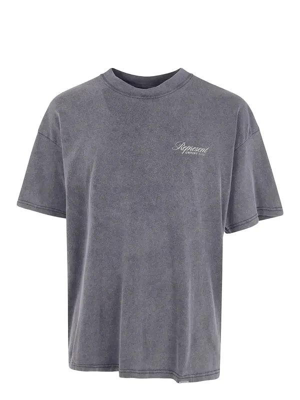 REPRESENT Owners Club Script" T-shirt - Gray