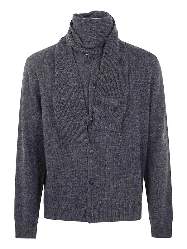 MAISON MARGIELA Buttoned Cardigan - Gray