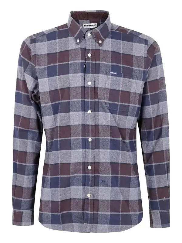 Barbour Valley Tailored" Shirt - Brown