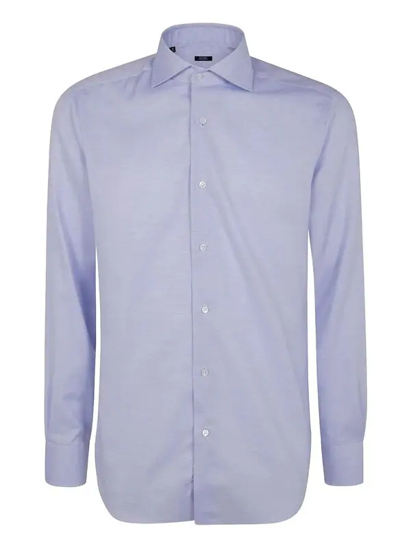 BARBA NAPOLI Classic Operatino Shirt - Blue