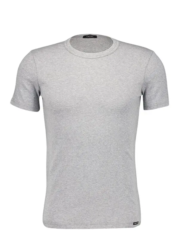 TOM FORD UNDERWEAR T-shirt Crewneck Cotton Stretch Jersey - Gray