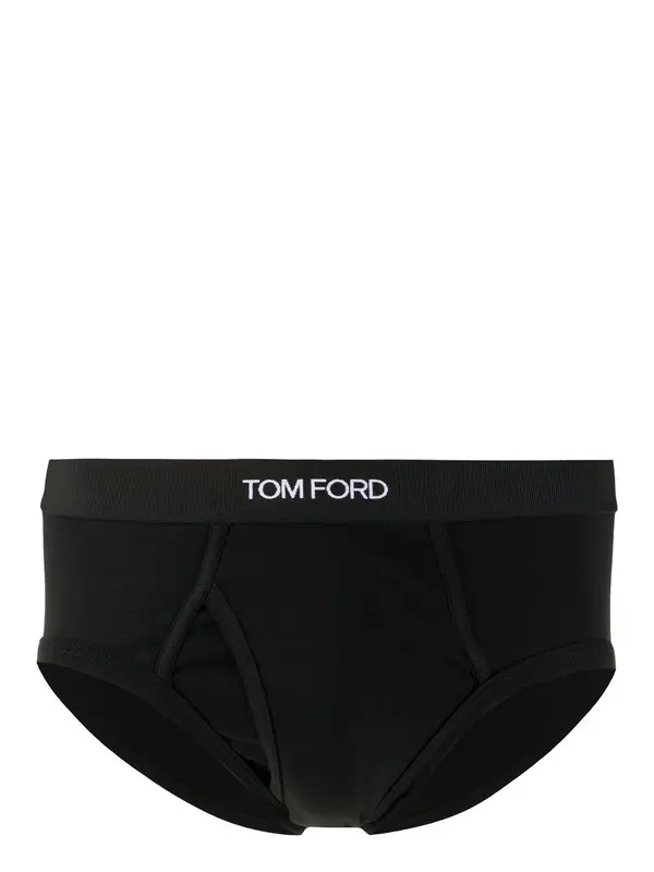 TOM FORD UNDERWEAR Brief Cotton Stretch Jersey - Black