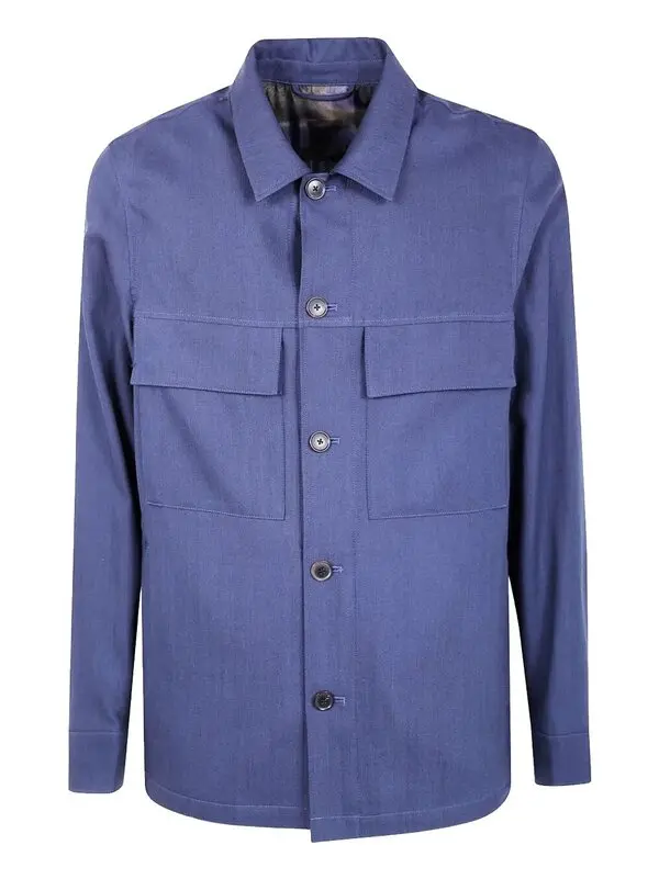 Paul Smith Shirt Jacket - Blue