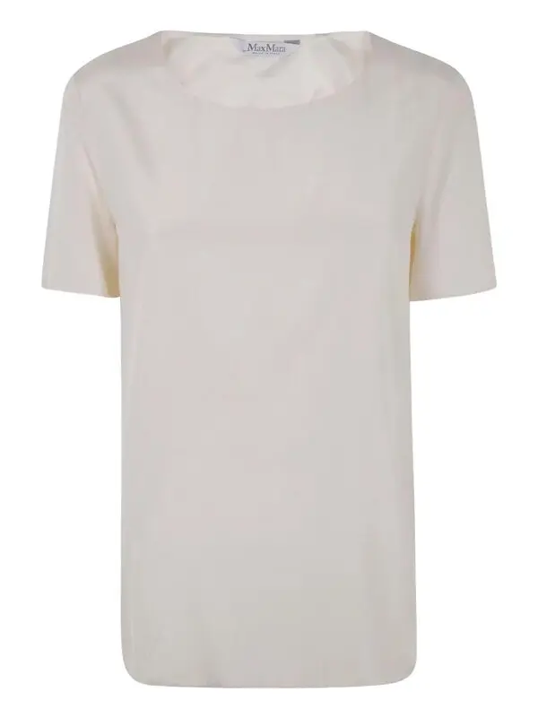 Max Mara Silky "aris" Shirt - White
