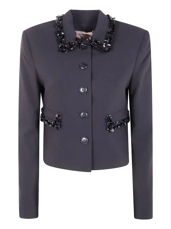 TWINSET Classic Blazer - Black