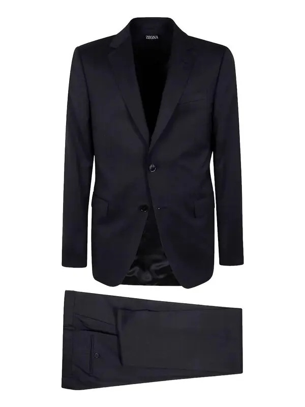 Zegna Pure Wool Suit - Black