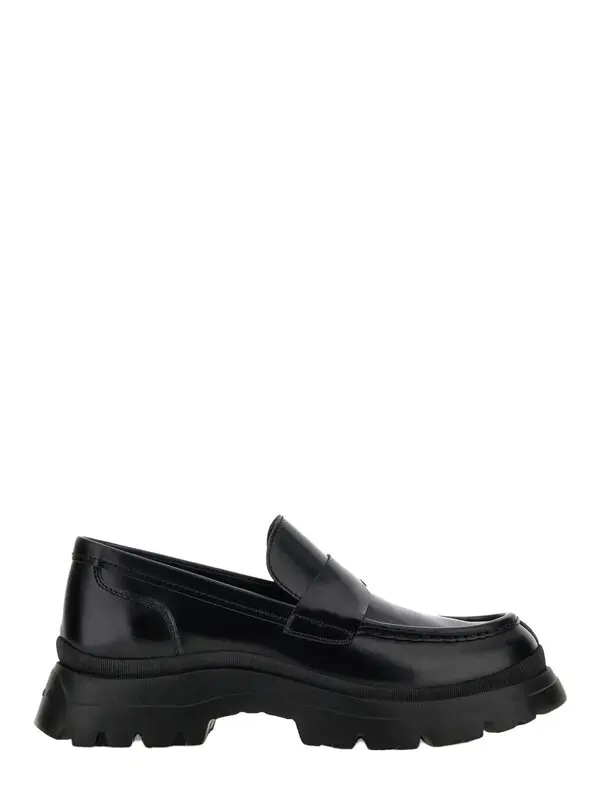 Hogan Leather Loafer - Black