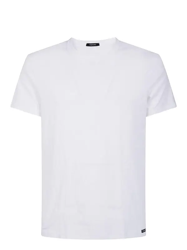 TOM FORD UNDERWEAR T-shirt Crewneck Cotton Stretch Jersey - White