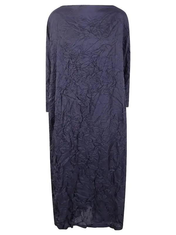 DANIELA GREGIS Abito Lunedì Meridiano Washed Silk Dress - Blue