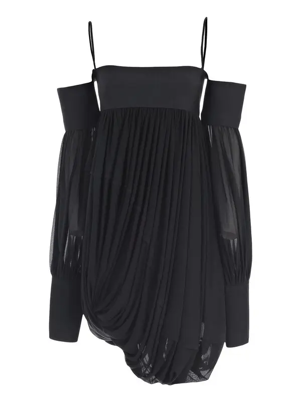 Celine Empire Waist Top - Black