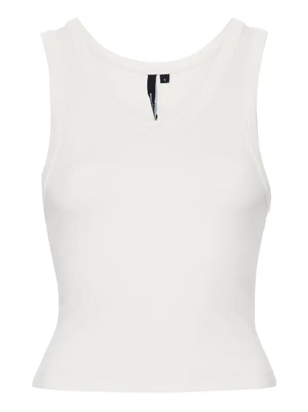 ENTIRE STUDIOS Cropped Tank - White