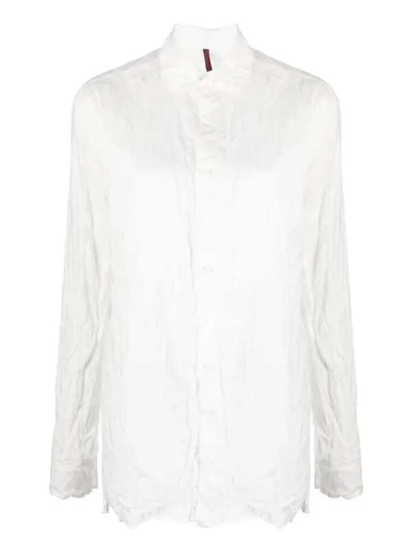 DANIELA GREGIS Man`s Shirt Sataffy - White