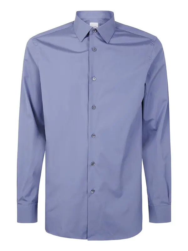 Paul Smith S/c Tailored Fit Shirt - Blue