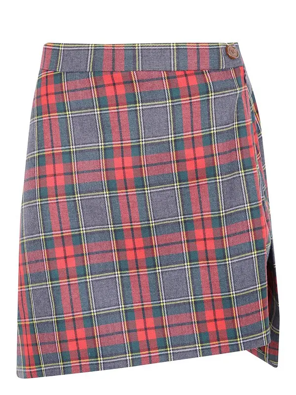 VIVIENNE WESTWOOD Mini "infinity" Skirt - Red