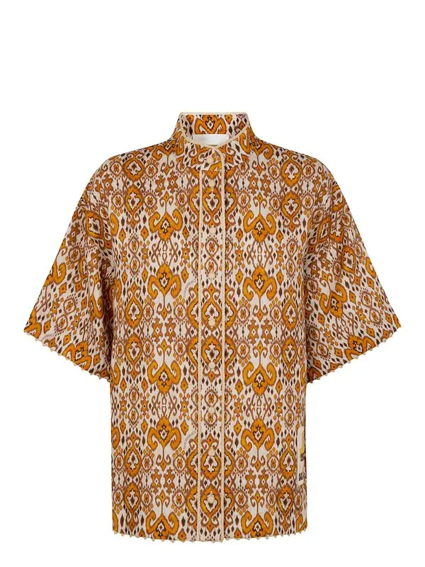 Zimmermann Wylie Relaxed Shirt - Yellow