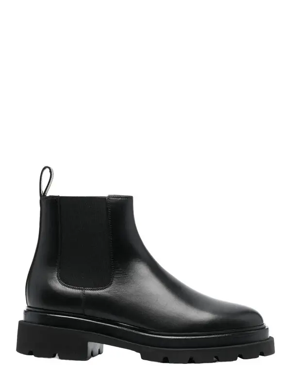 Santoni Forestlow Elastic Ankle Boot - Black