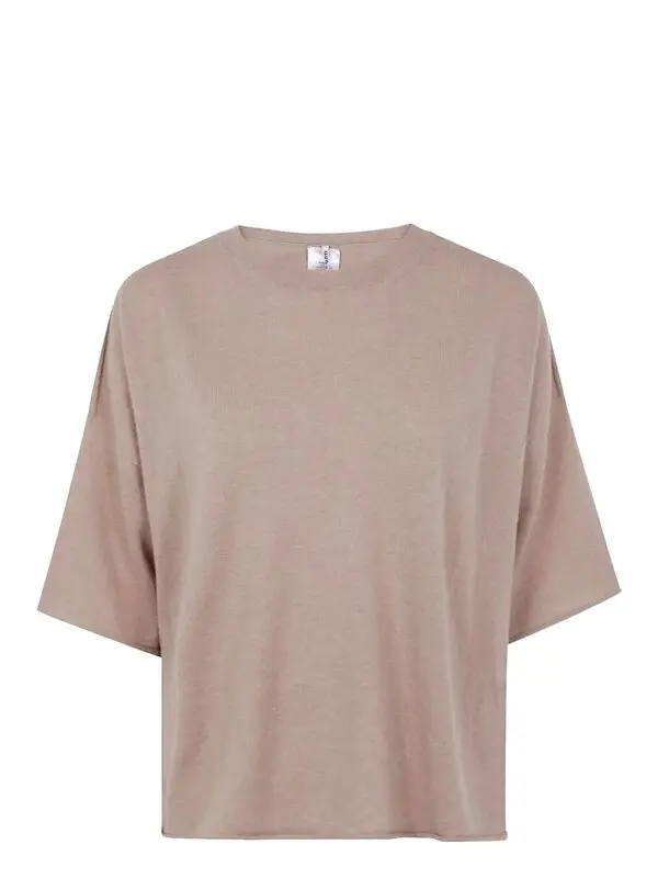 Liviana Conti Short Sleeve T-shirt In Box - Beige