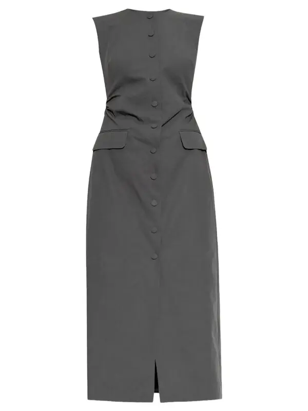 Dries Van Noten Dilby Long Dress - Gray