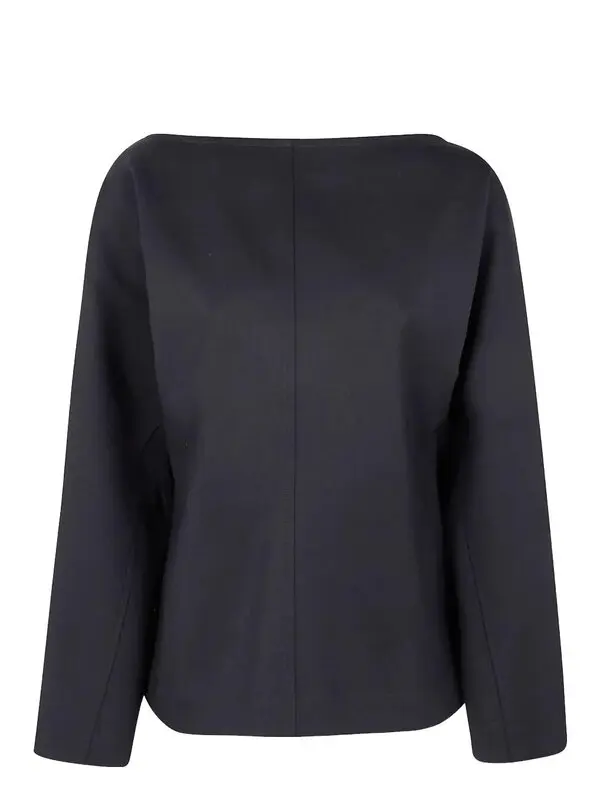 Studio Nicholson Caten Long Sleeve Top - Black