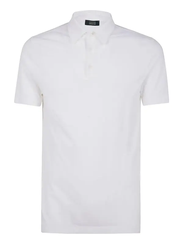 ZANONE Short Sleeves Polo Shirt - White