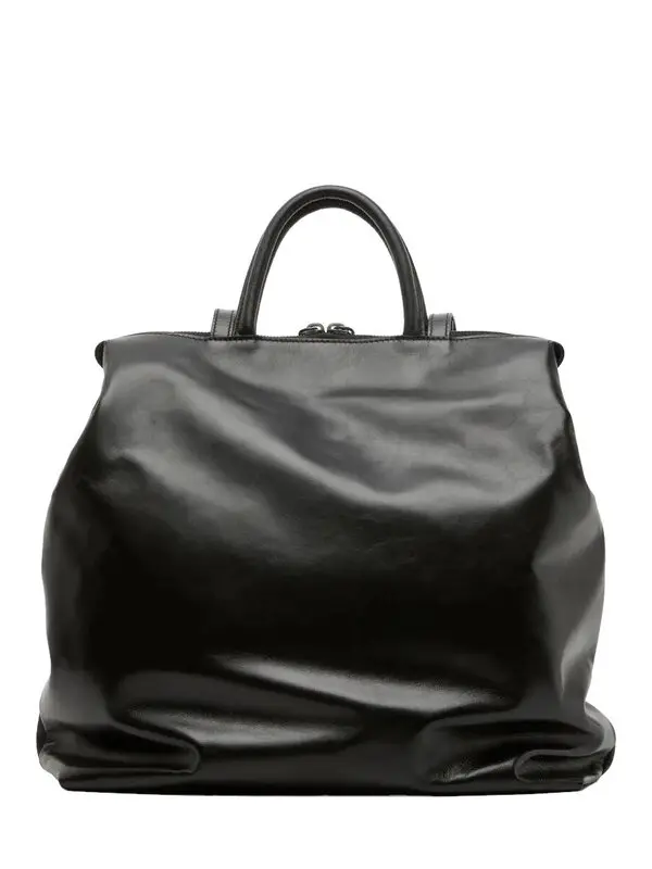 Marsèll 4 Lunga Maxi Leather Shopper - Black