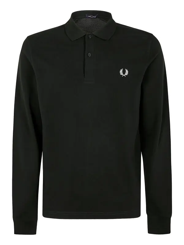 Fred Perry The Long Sleeve Fp Shirt - Green
