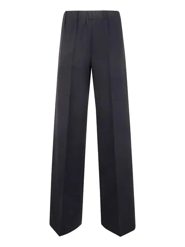 Liviana Conti Ethan Wide Jersey Trousers - Black