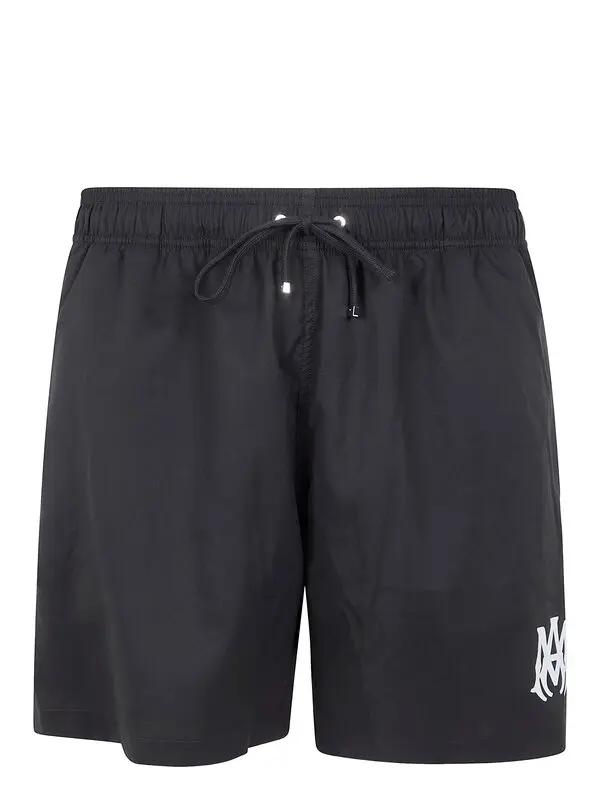 Amiri Logo Swim Trunks - Black