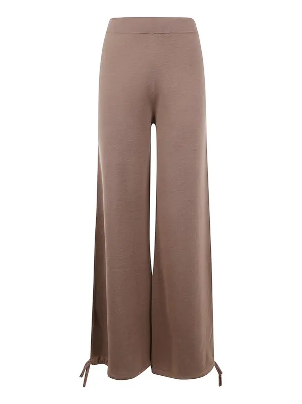 Max Mara Knit Trousers - Brown